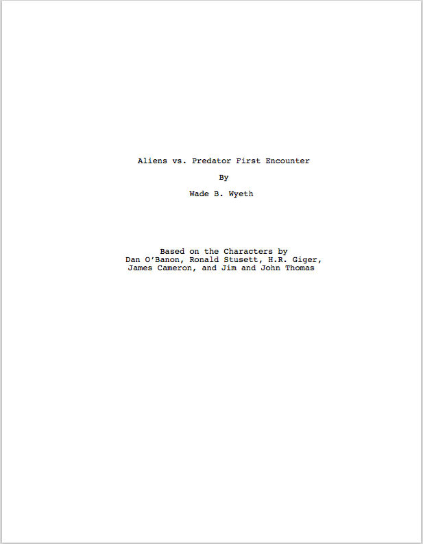 AVP First Encounter Short Story by WeylandYutaniCorp on DeviantArt