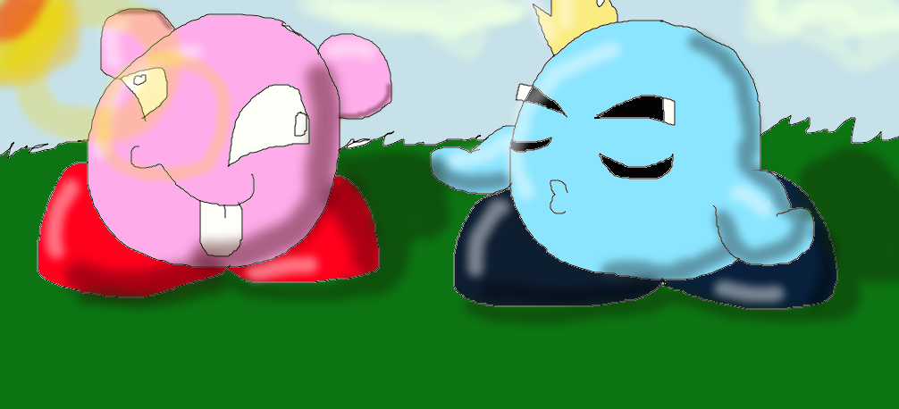 Prince fluff and kirby by Sphynia-cat on DeviantArt