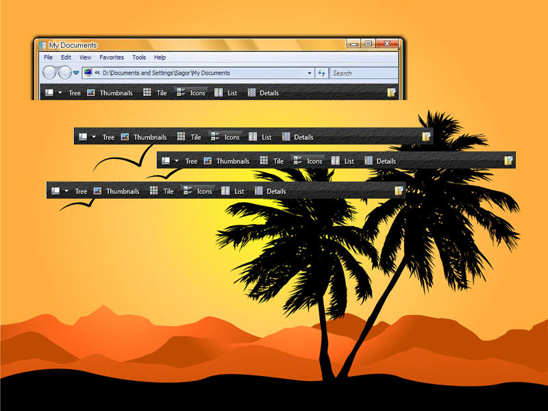 New Black Vista Toolbar by sagorpirbd on DeviantArt