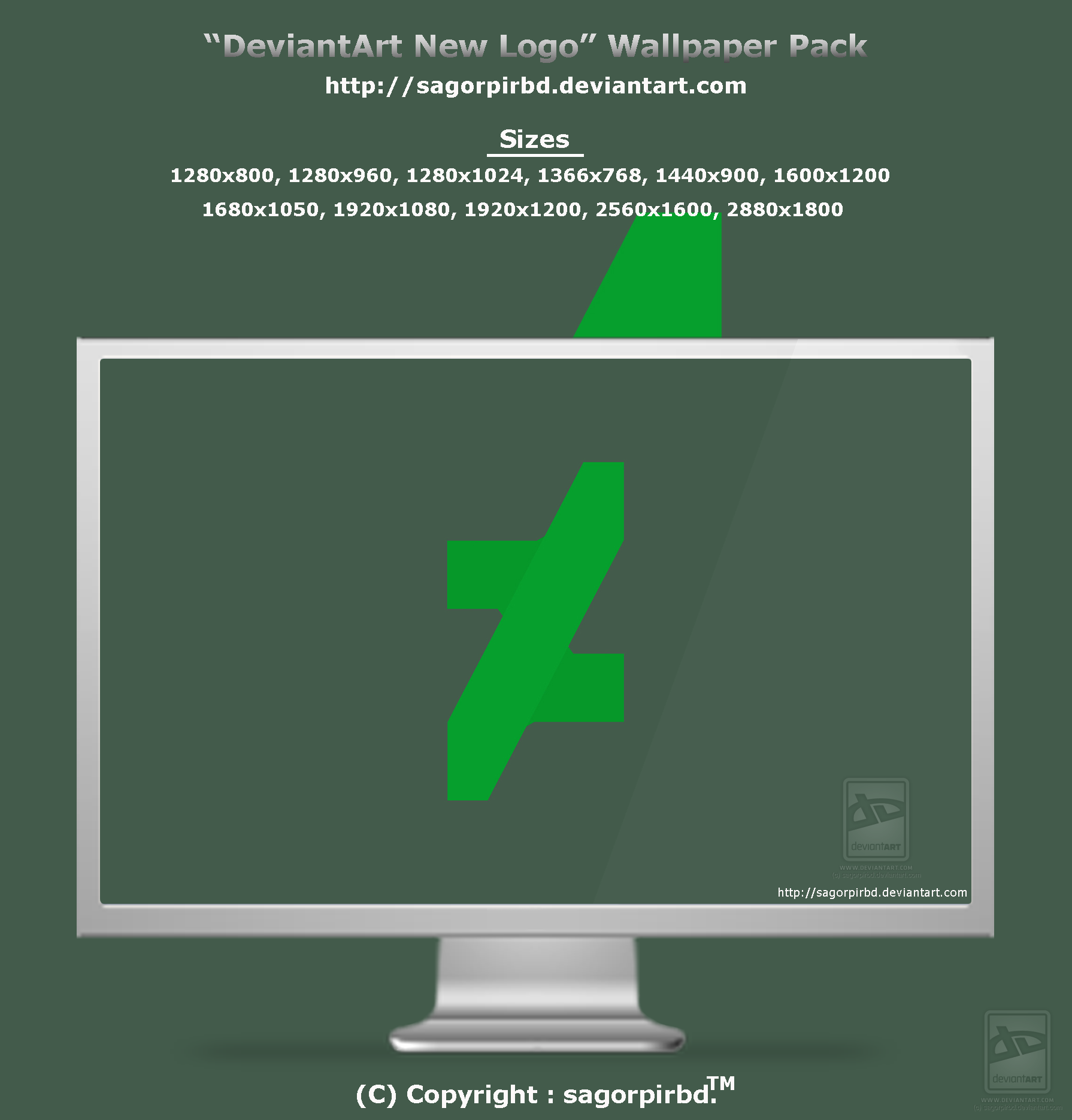 Deviantart New Logo Wallpaper Pack by sagorpirbd on DeviantArt