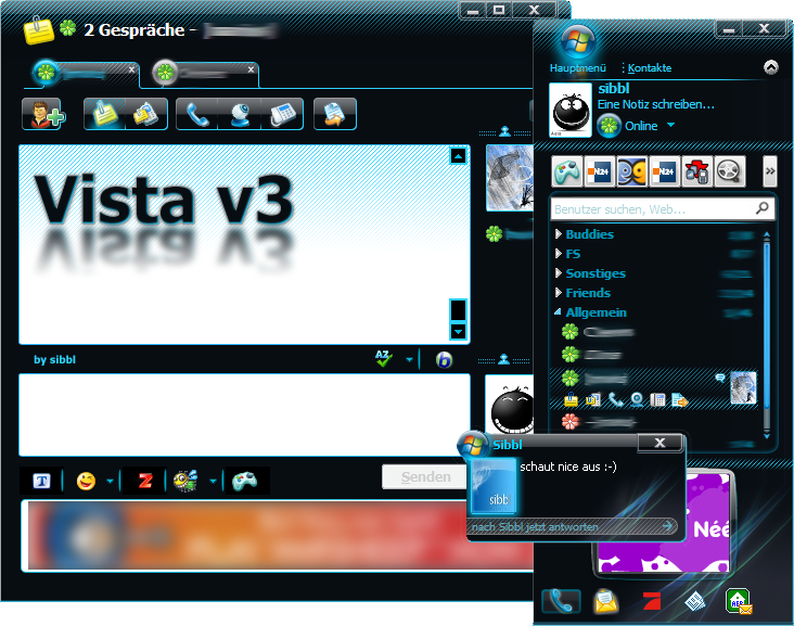 Vista Skin v3 RELOADED o.m.t. by sibbl on DeviantArt