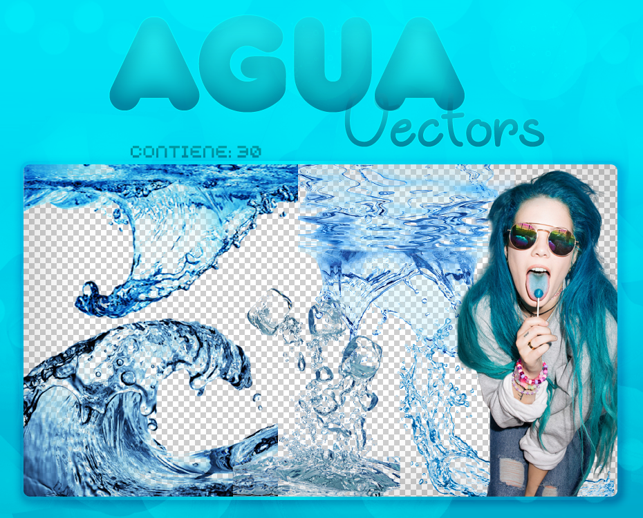 AGUA Vectors by ThelightartOFC on DeviantArt