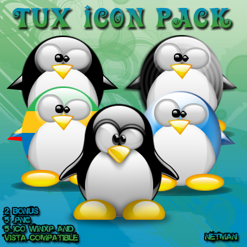 Tux Icon Pack by N3tM4n on DeviantArt