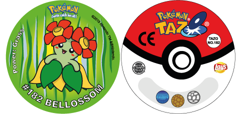 182 Bellossom Pokemon Tazos Vector Drawing by tekserkan on DeviantArt