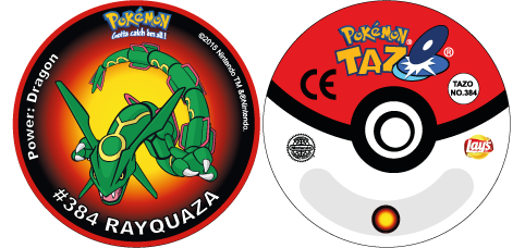 384 Rayquaza Pokemon Tazos Vector Drawing by tekserkan on DeviantArt