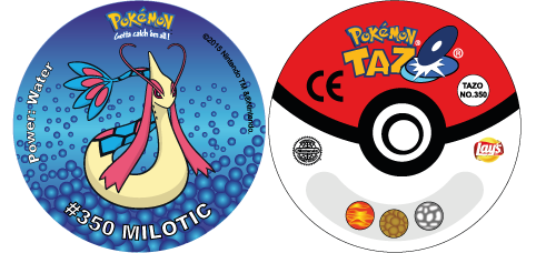 350 Milotic Pokemon Tazos Vector Drawing by tekserkan on DeviantArt