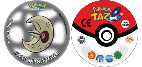 337 Lunatone Pokemon Tazos Vector Drawing by tekserkan on DeviantArt