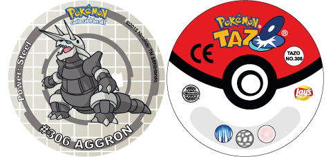 306 Aggron Pokemon Tazos Vector Drawing by tekserkan on DeviantArt