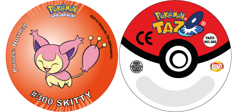 300 Skitty Pokemon Tazos Vector Drawing by tekserkan on DeviantArt