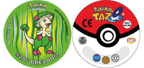 286 Breloom Pokemon Tazos Vector Drawing by tekserkan on DeviantArt
