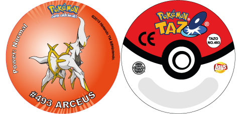 493 Arceus Pokemon Tazos Vector Drawing by tekserkan on DeviantArt