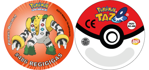 486 Regigigas Pokemon Tazos Vector Drawing by tekserkan on DeviantArt