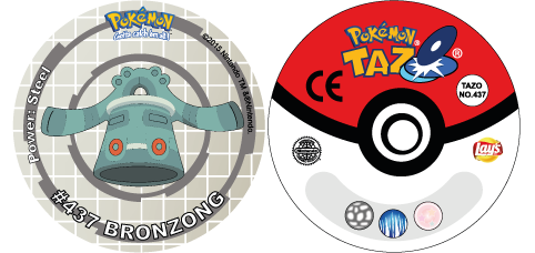 437 Bronzong Pokemon Tazos Vector Drawing by tekserkan on DeviantArt