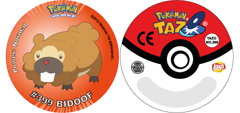 399 Bidoof Pokemon Tazos Vector Drawing by tekserkan on DeviantArt