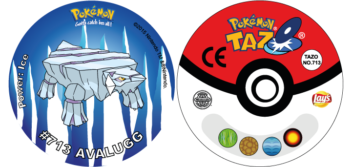 713 Avalugg Pokemon Tazos Vector Drawing by tekserkan on DeviantArt