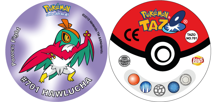 701 Hawlucha Pokemon Tazos Vector Drawing by tekserkan on DeviantArt