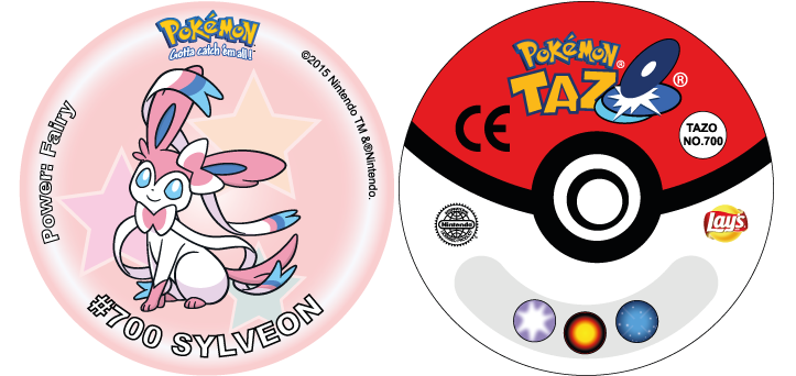 700 Sylveon Pokemon Tazos Vector Drawing by tekserkan on DeviantArt