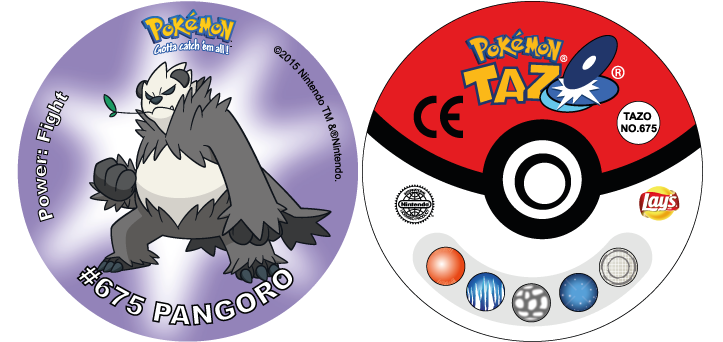 675 Pangoro Pokemon Tazos Vector Drawing by tekserkan on DeviantArt