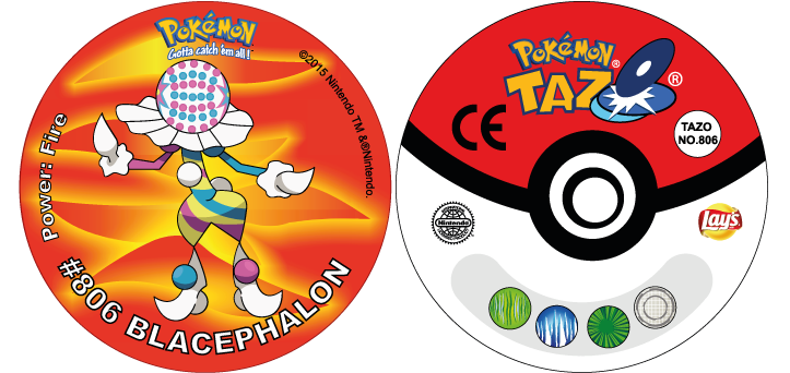 806 Blacephalon Pokemon Tazos Vector Drawing by tekserkan on DeviantArt
