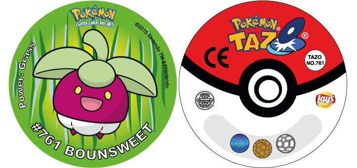 761 Bounsweet Pokemon Tazos Vector Drawing by tekserkan on DeviantArt