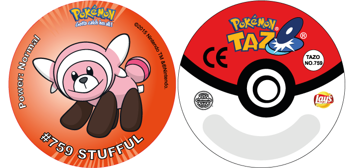 759 Stufful Pokemon Tazos Vector Drawing by tekserkan on DeviantArt