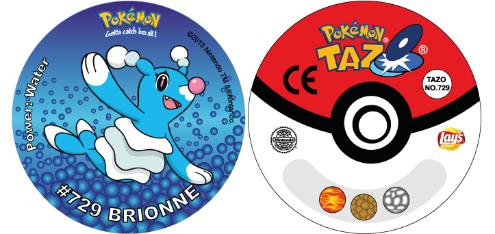 729 Brionne Pokemon Tazos Vector Drawing by tekserkan on DeviantArt