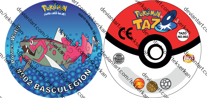 902 Basculegion Pokemon Tazos Vector Drawing by tekserkan on DeviantArt