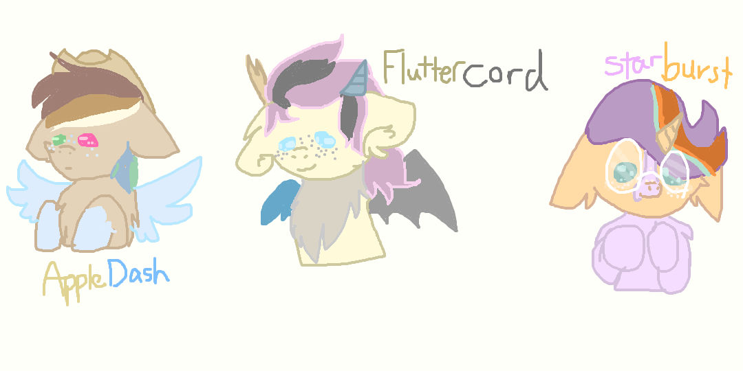 Mlp Ship Kids because yes by feather-pawz on DeviantArt
