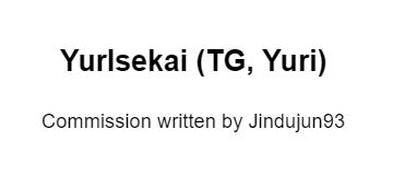YurIsekai (TG, Yuri) by Jindujun93 on DeviantArt