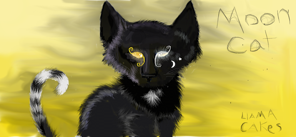 Mooncat by llamacakes2074 on DeviantArt