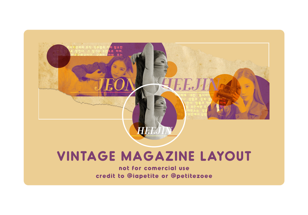 Vintage Magazine Layout Template - by zoe by Iapetite on DeviantArt