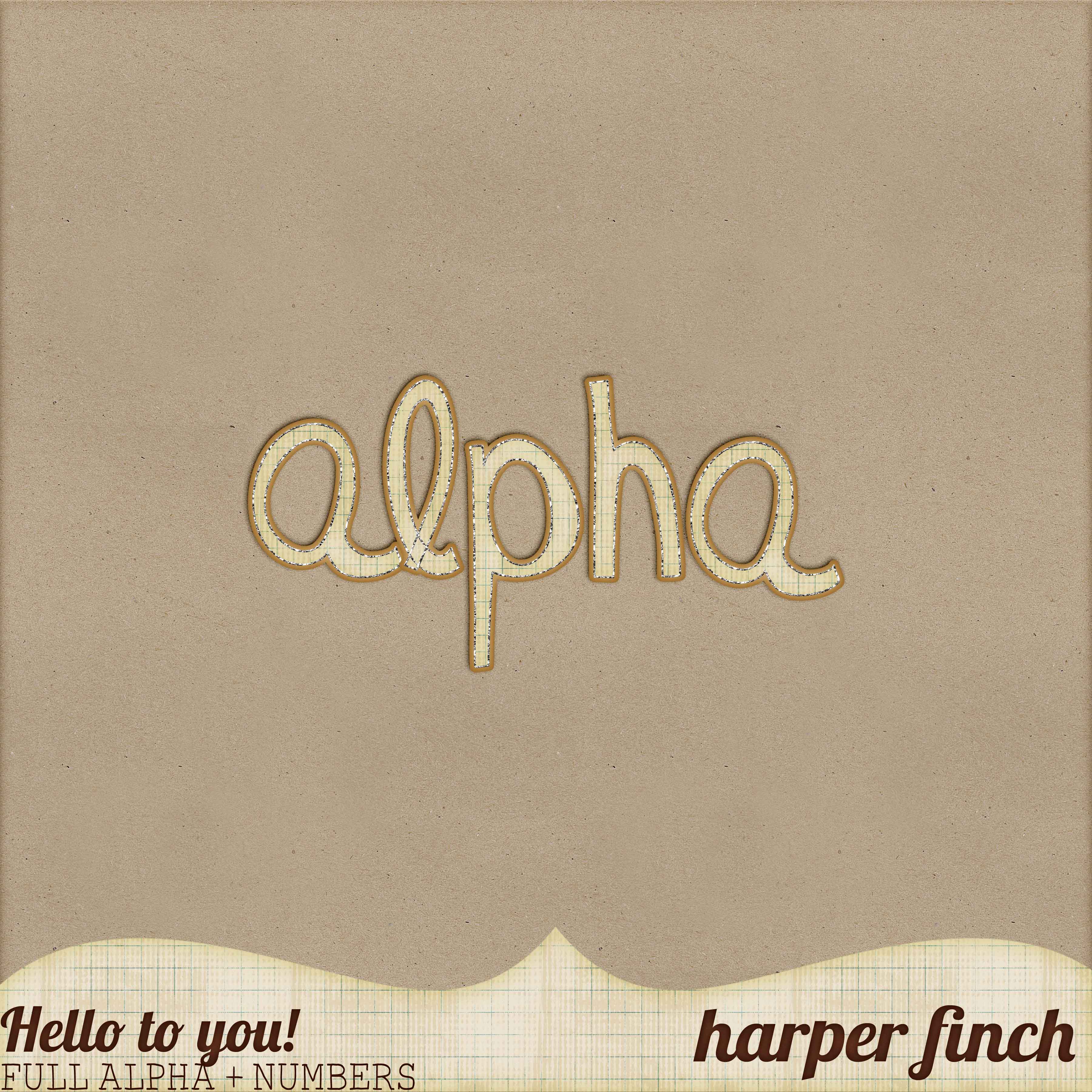 Hello to You!, Alpha by harperfinch on DeviantArt