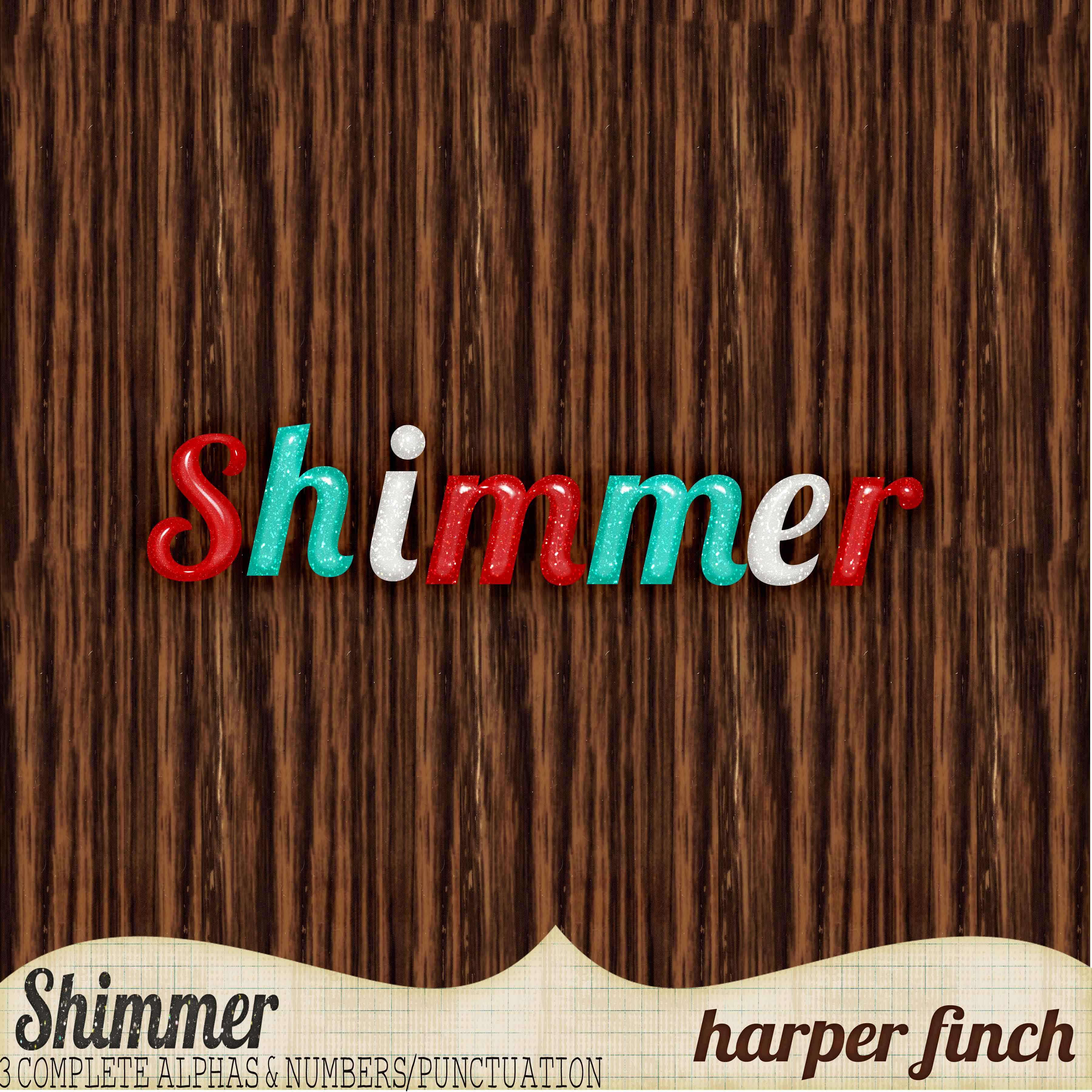 Shimmer, 3 Alphabets/Numerals/Punctuation by harperfinch on DeviantArt