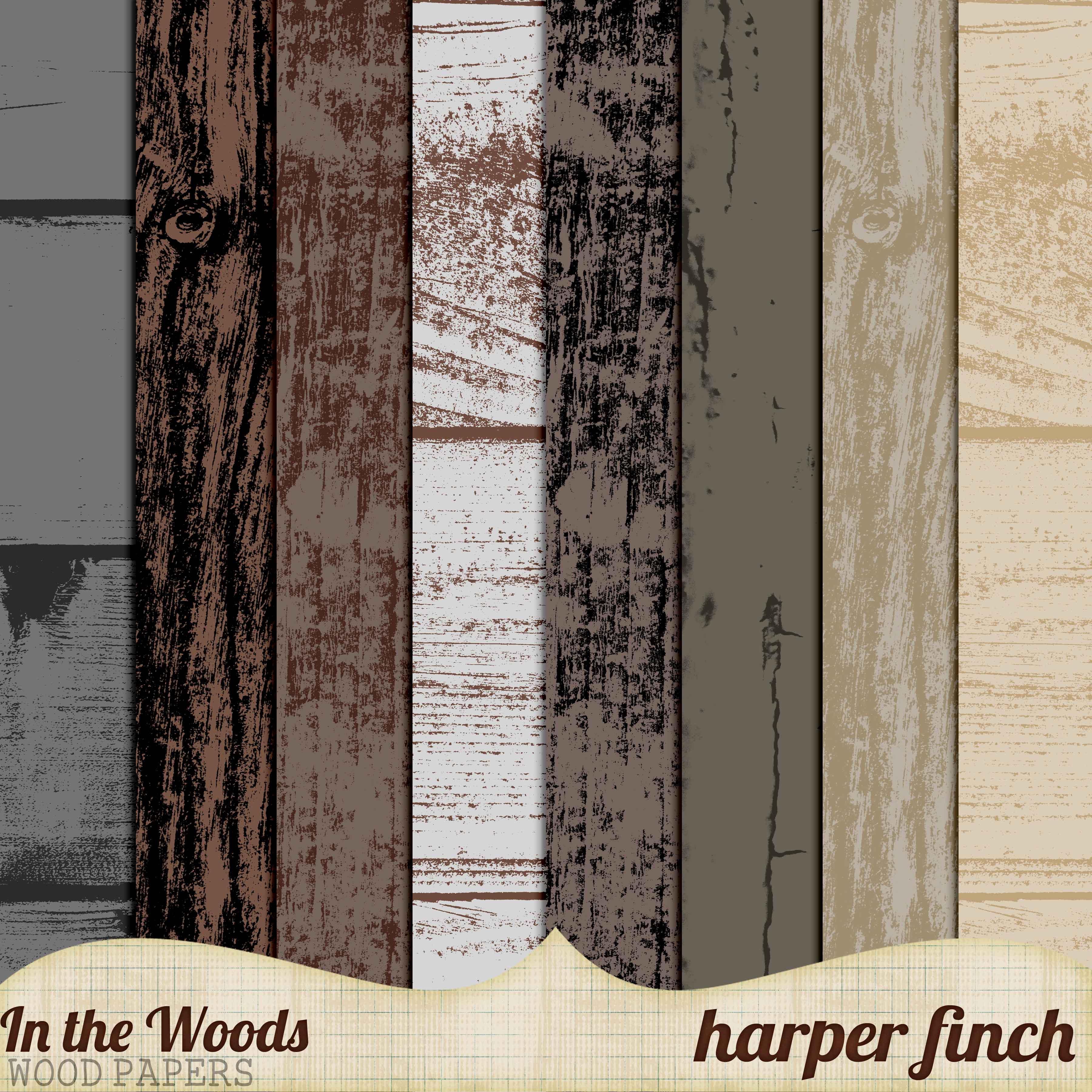In the Woods Wood Papers by Harper Finch by harperfinch on DeviantArt