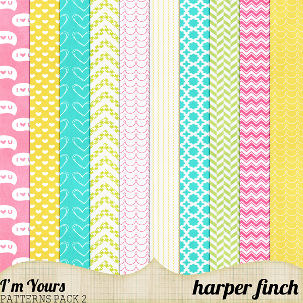 I'm Yours Patterns Pack Two by harperfinch on DeviantArt