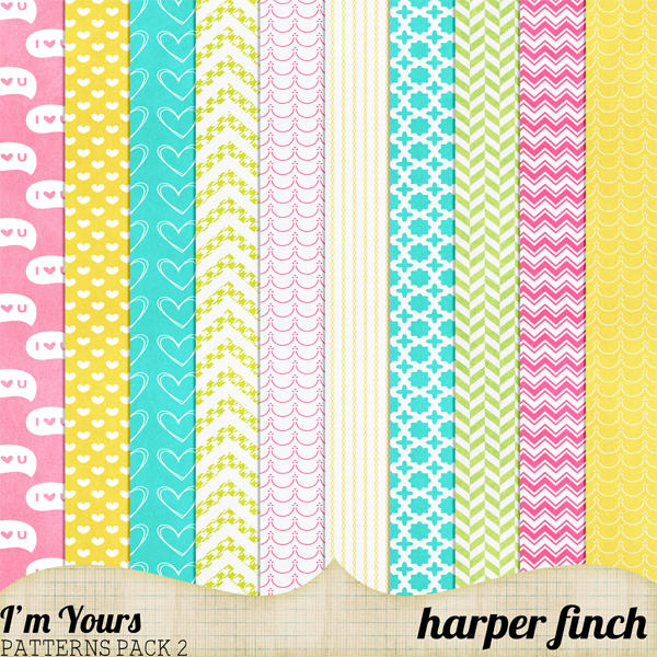 I'm Yours Patterns Pack Two by harperfinch on DeviantArt