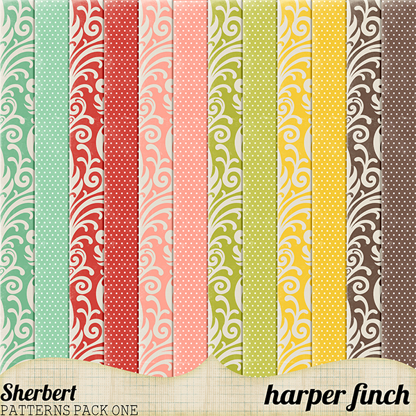Sherbert Patterns Pack One by harperfinch on DeviantArt