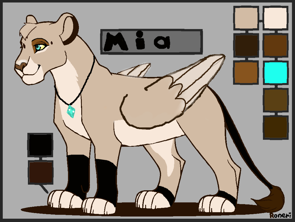 Mia the Winged Lioness by MiaLioness on DeviantArt