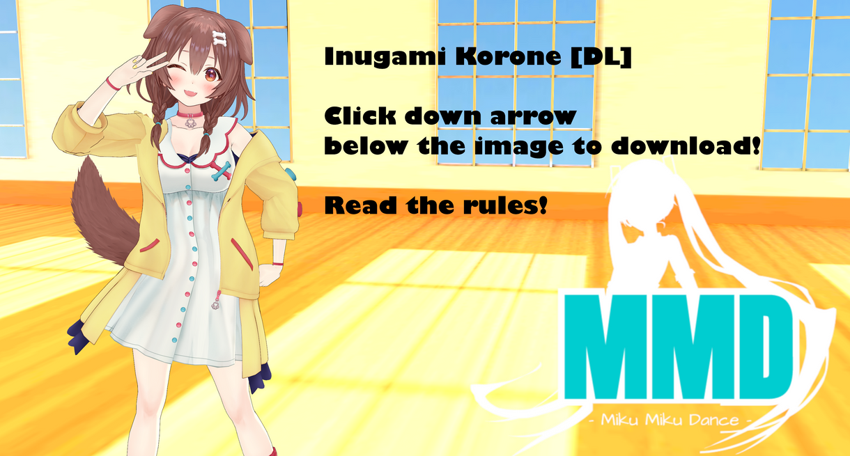[MMD DL] Inugami Korone by A-New-Recipeh on DeviantArt