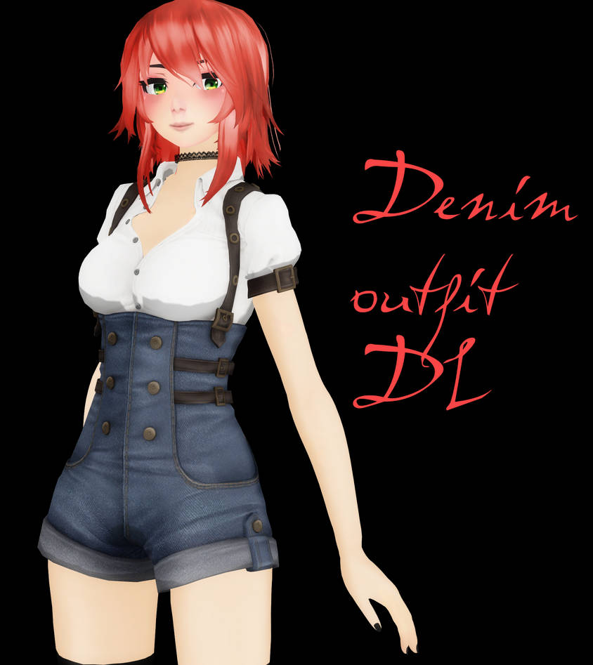 MMD Denim outfit DL by Boneria on DeviantArt