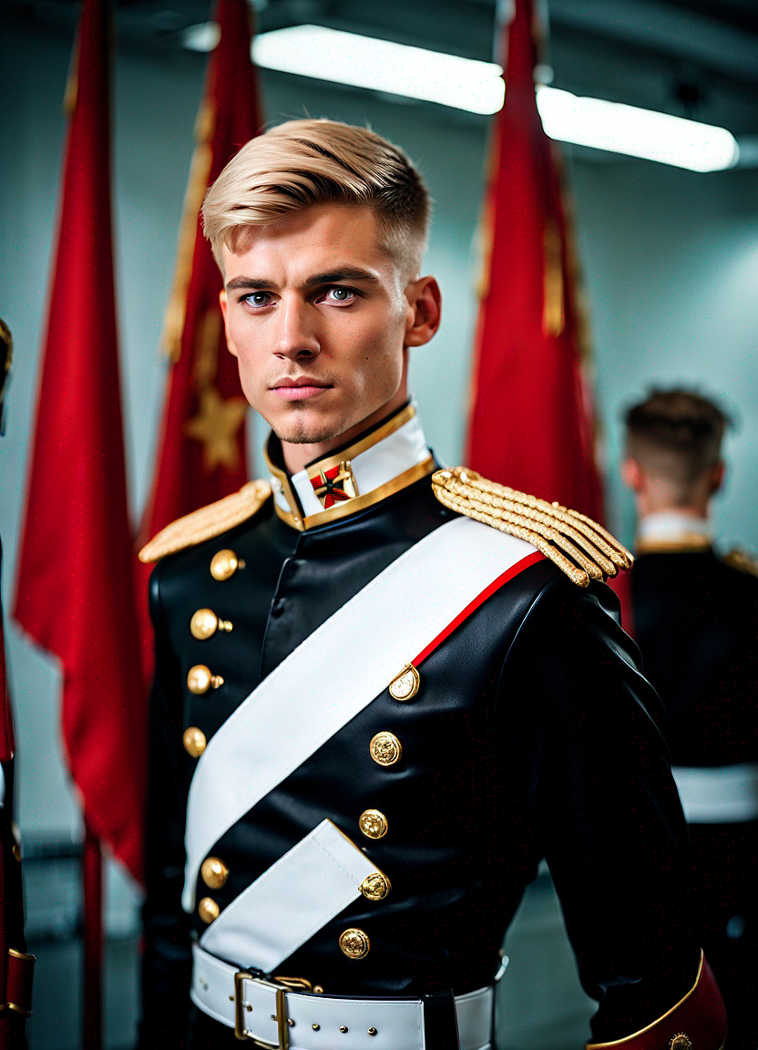 The young Captain inspired awe his men by Skinners84 on DeviantArt