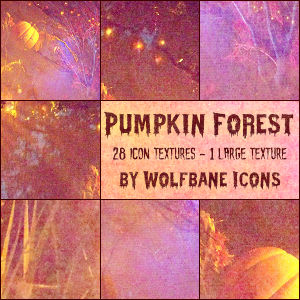 Pumpkin Forest Texture Set by jordannamorgan on DeviantArt