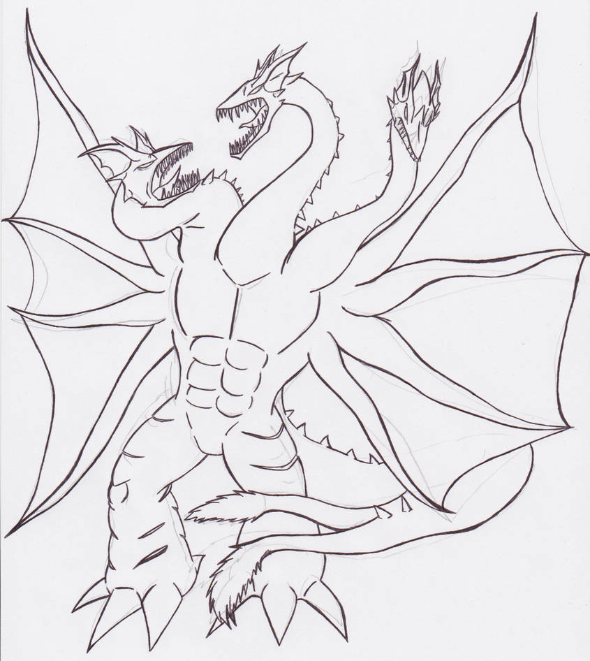 king ghidorah coloring pages printable