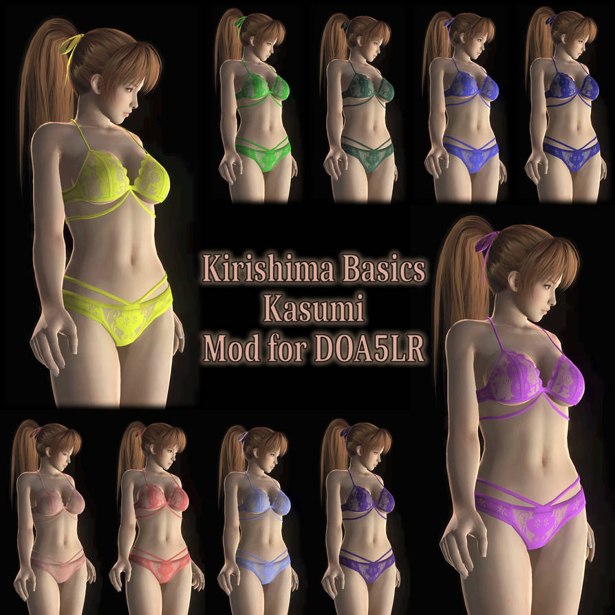 Kasumi - Kirishima Basics - DOA5LR Mod by CascadeHush on DeviantArt