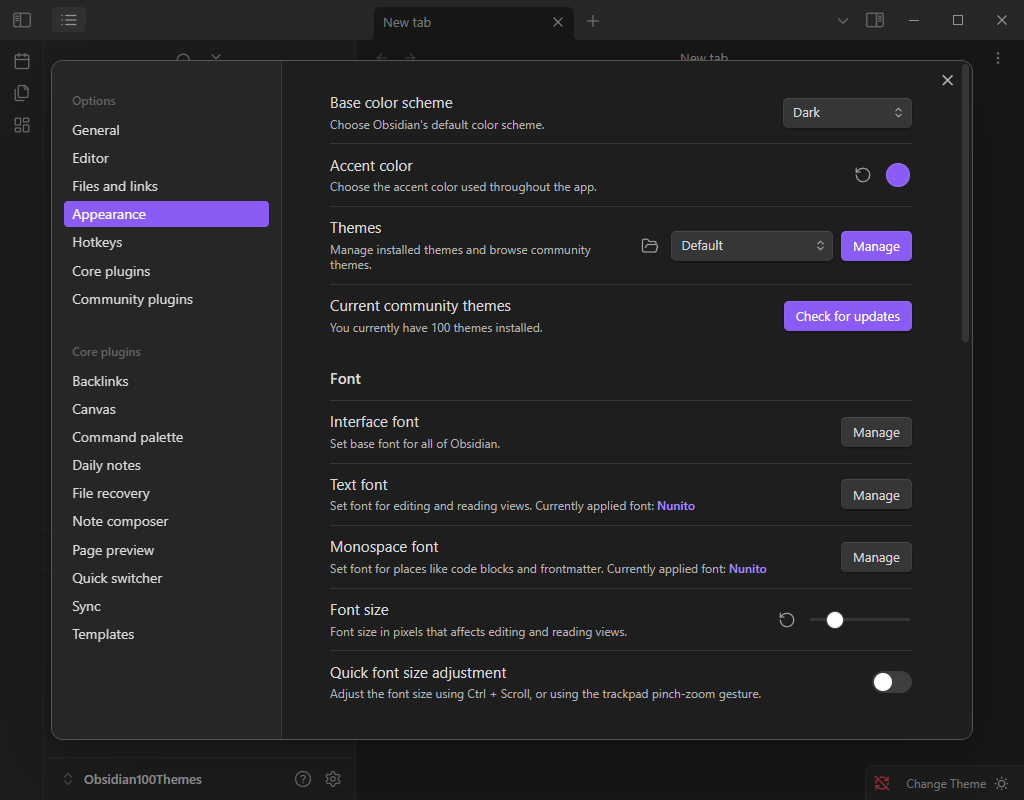 Obsidian Vault with Top 100 Dark Themes by CascadeHush on DeviantArt