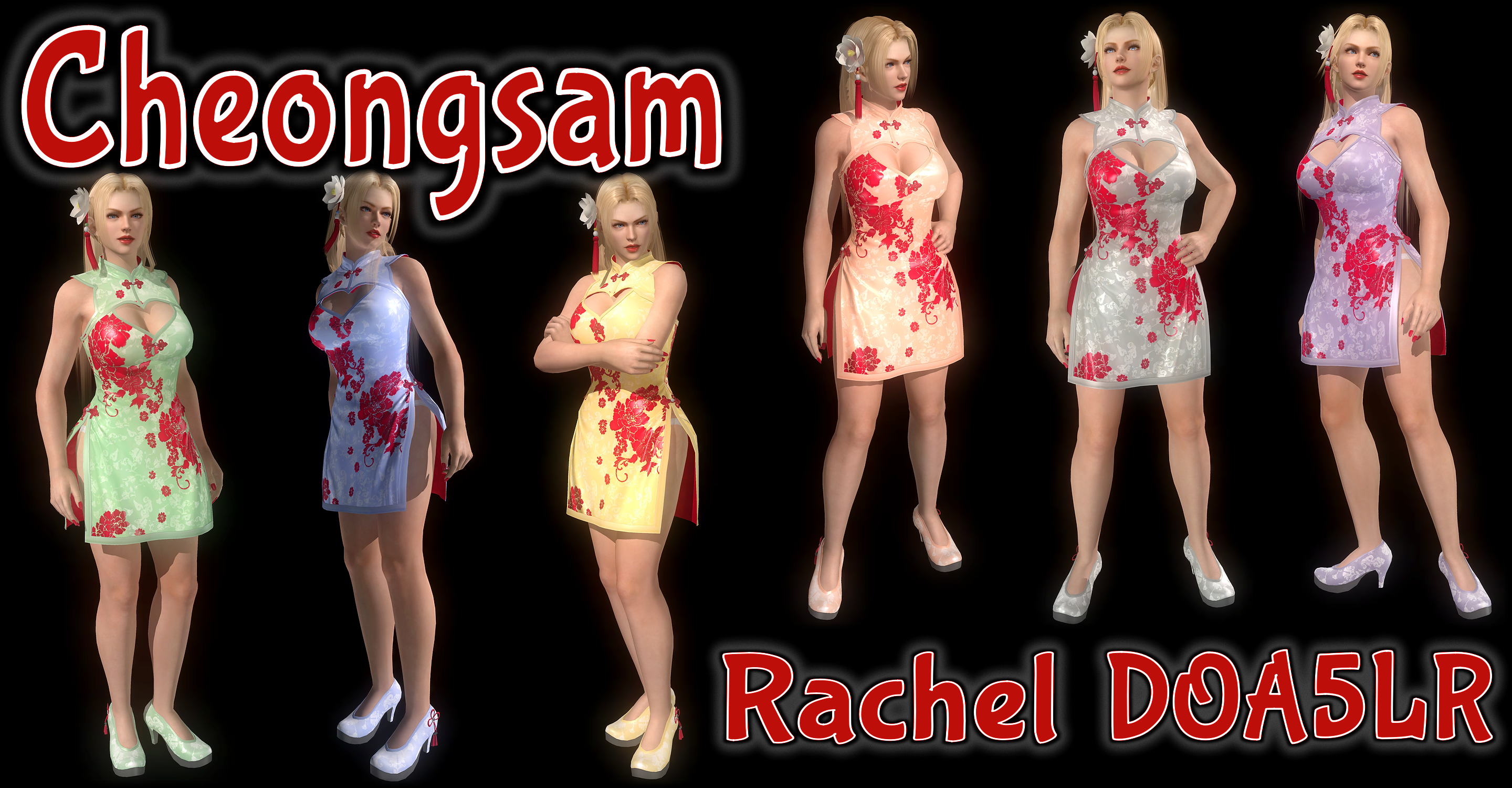 Rachel - Cheongsam MI - DOA5LR Mod by CascadeHush on DeviantArt