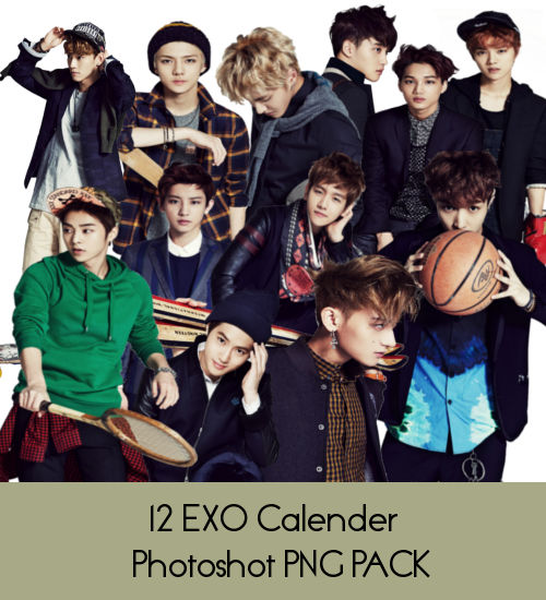EXO Calender Photoshot PNG by dyoomma on DeviantArt
