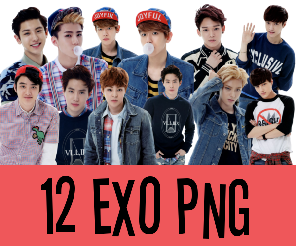 12 EXO PNG by dyoomma on DeviantArt