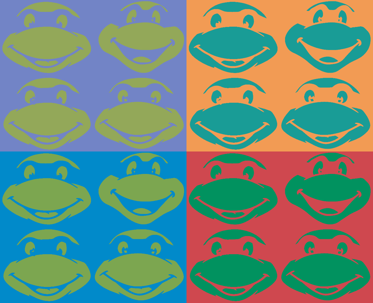 Ninja Turtles pop art by carlover1 on DeviantArt