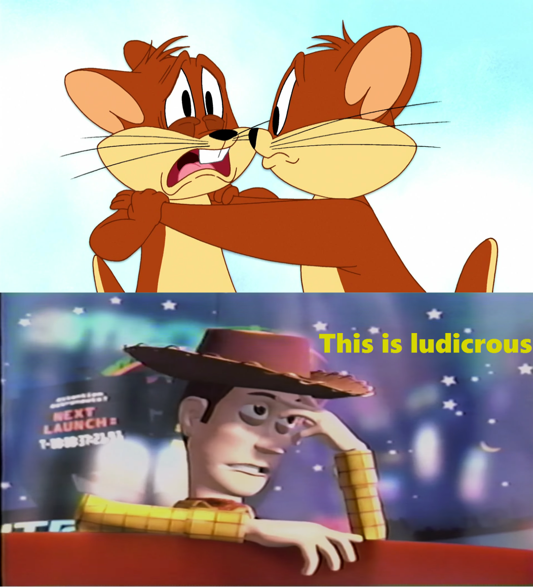 Woody Finds Drifting Apart Ludicrous by carlover1 on DeviantArt